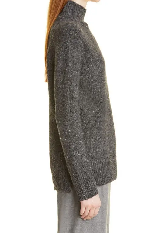 Vince Donegal Wool & Alpaca Blend Turtleneck Sweater
