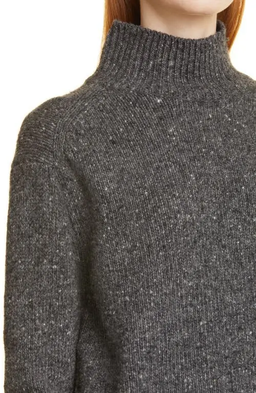 Vince Donegal Wool & Alpaca Blend Turtleneck Sweater