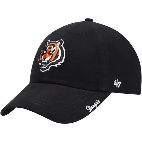'47 Cincinnati Bengals Miata Clean Up Adjustable Cap - Black
