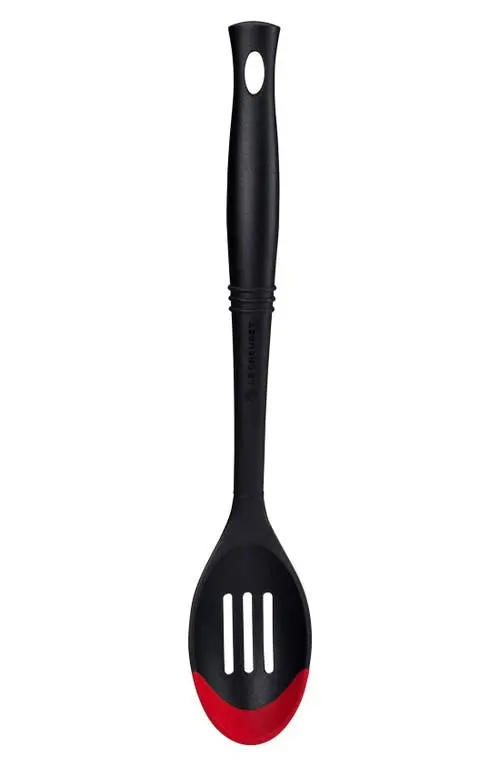 LE CREUSET Bi-material Slotted Spoon - Cherry