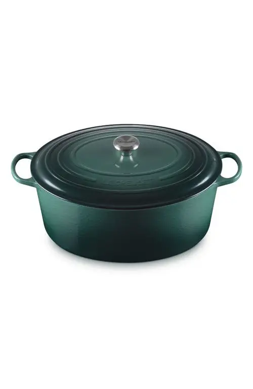 LE CREUSET Signature 15 1/2-quart Oval Enamel Cast Iron French/dutch Oven - Artichaut