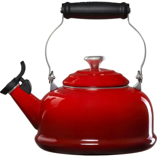 LE CREUSET Classic Whistling Tea Kettle - Cerise