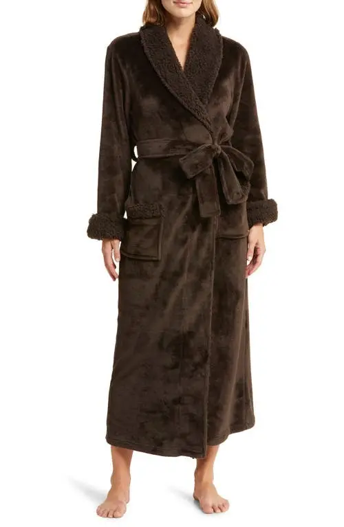 Natori Plush Robe - Espresso