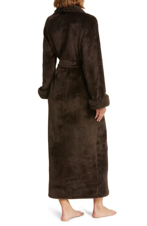 Natori Plush Robe - Espresso