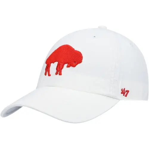 '47 Buffalo Bills Clean Up Legacy Adjustable Hat - White