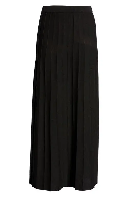 Ming Wang Pleated Pull-on Skirt