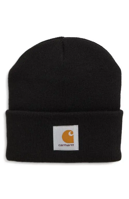 Carhartt Work In Progress Short Watch Beanie - Blackdnu