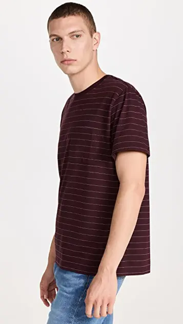 Vince Mini Stripe Short Sleeve Tee