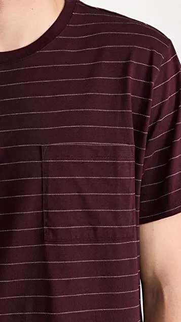 Vince Mini Stripe Short Sleeve Tee