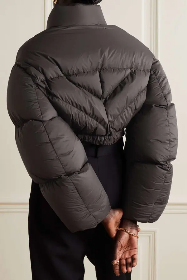 Khaite Farine Cropped Quilted Shell Down Jacket