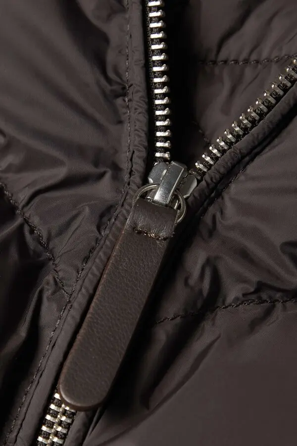 Khaite Farine Cropped Quilted Shell Down Jacket