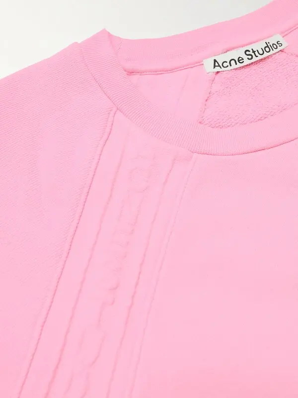 Acne Studios Farmy Chain Cotton-jersey Sweatshirt