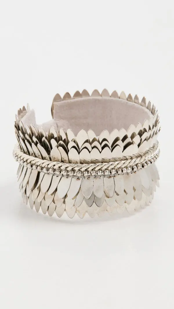 Deepa Gurnani Chiara Cuff Bracelet - Silver