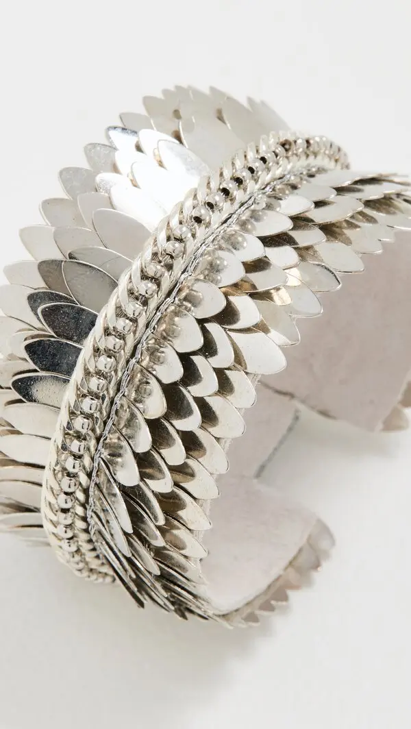 Deepa Gurnani Chiara Cuff Bracelet - Silver