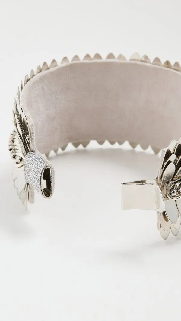Deepa Gurnani Chiara Cuff Bracelet - Silver