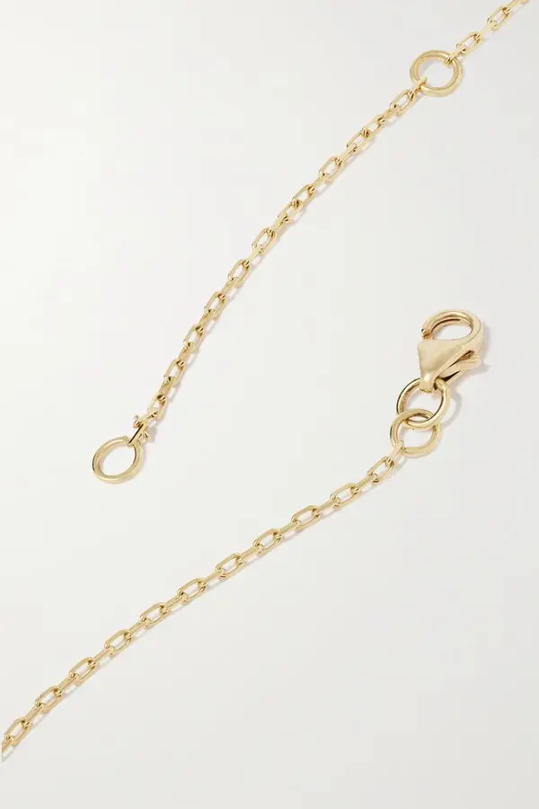 GEMELLA JEWELS Bubble Bezels 18-karat Diamond Necklace