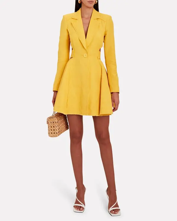 white christmas dresses Aje Simone Mini Dress – Rent with Iz main image 1