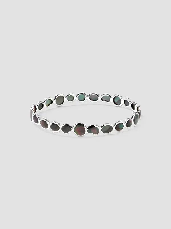 Ippolita Polished Rock Candy Sterling & Shell Bangle Bracelet