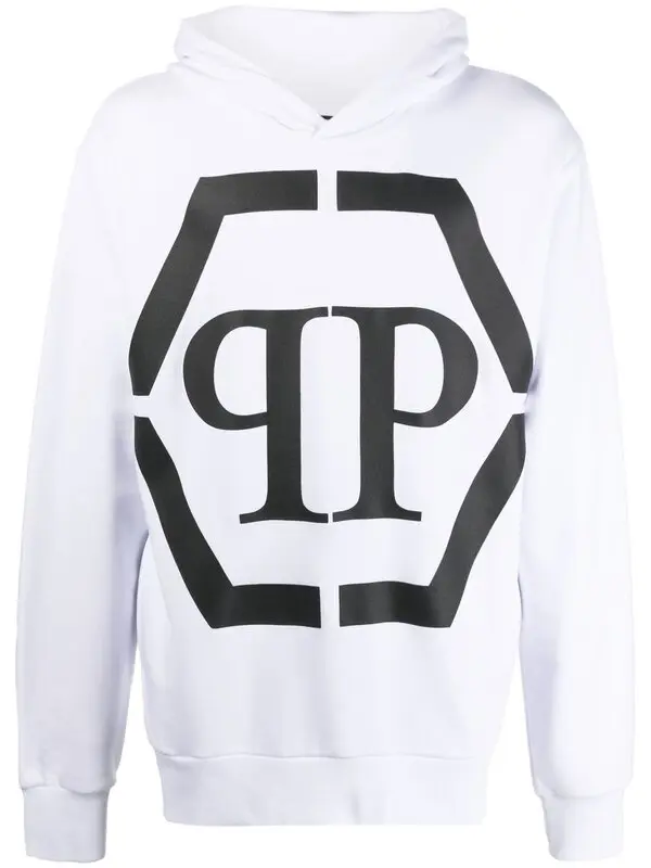Philipp Plein Logo-print Hoodie - White