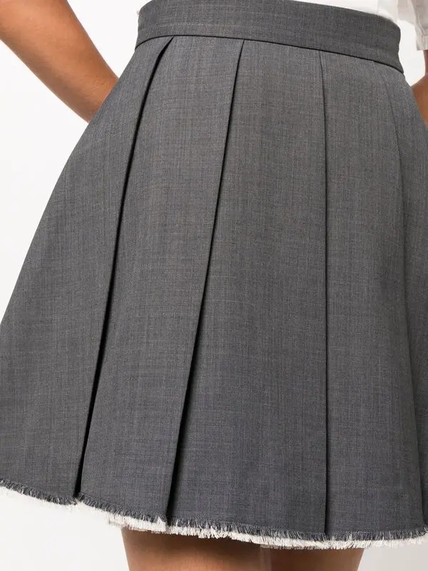 SHUSHU/TONG Pleated A-line Skirt