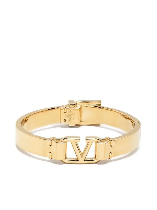 Valentino Garavani Vlogo Brass Bracelet - Gold