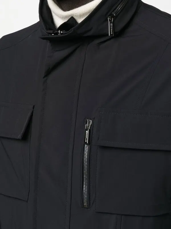 MOORER Manolo-kn Field Jacket - Blue