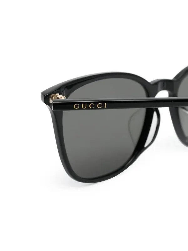 Gucci Logo Square Tinted Sunglasses