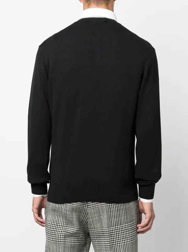 VIVIENNE WESTWOOD Orb-embroidered Jumper - Black