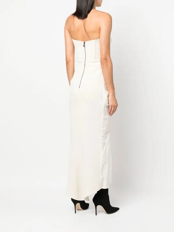 Maticevski Strapless Draped Floor-length Dress