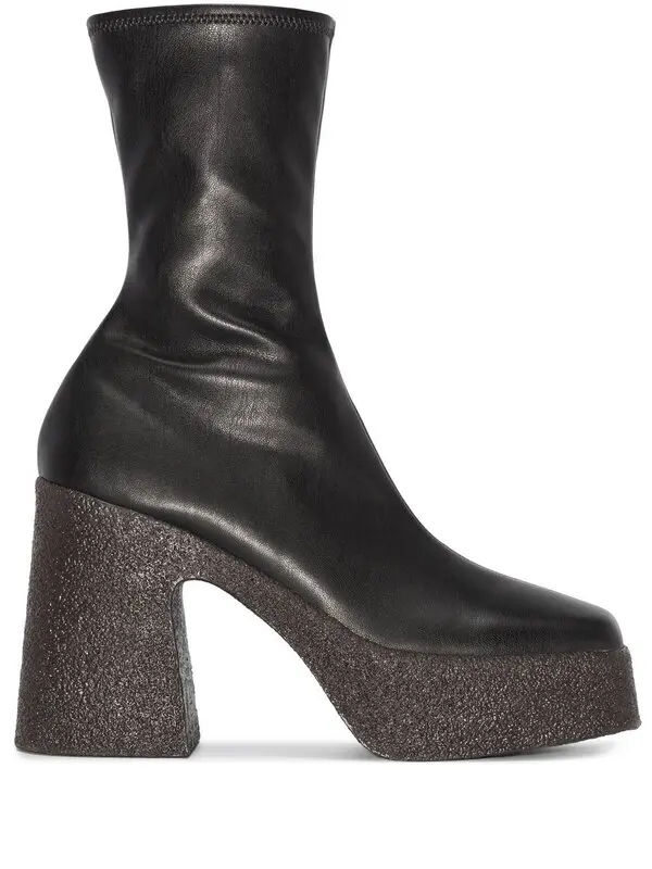 Stella McCartney Skyla Stretch Ankle Boots - Black