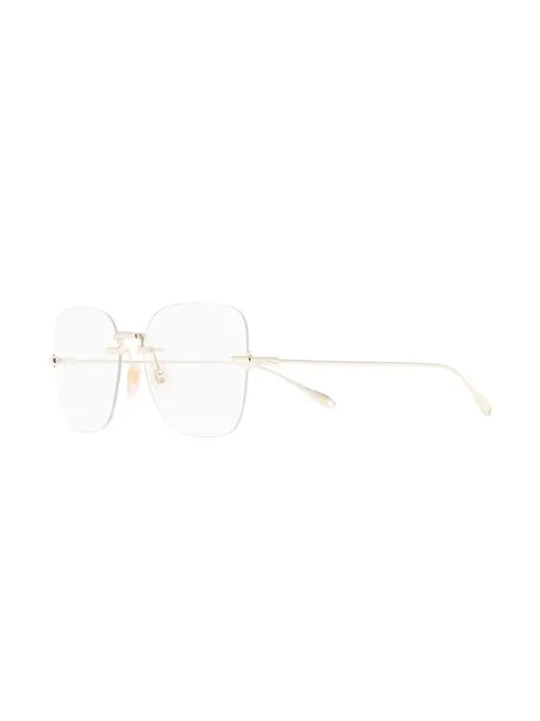 Gucci Oversized Rimless Glasses