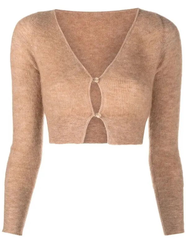 Jacquemus Le Cardigan Alzou Cardigan - Brown