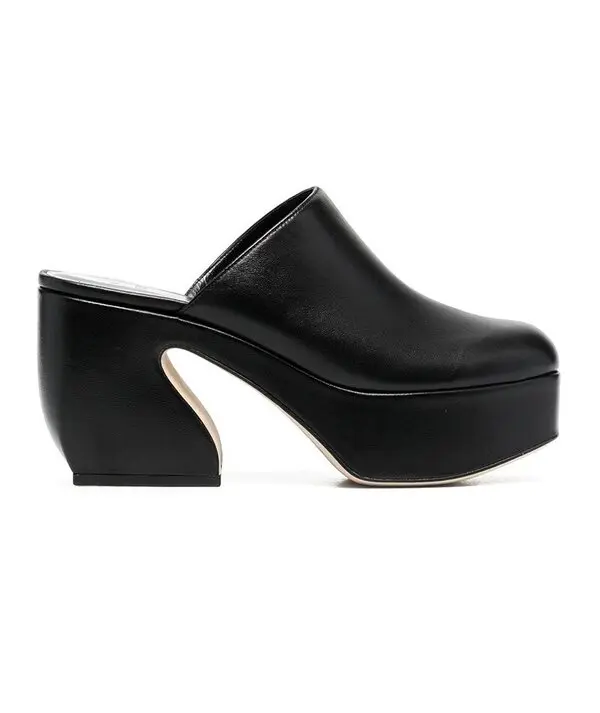 SERGIO ROSSI Platform Clogs