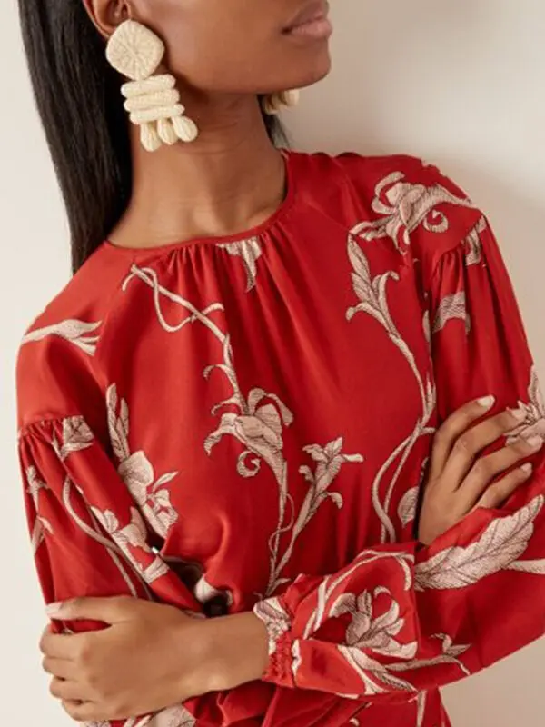 Johanna Ortiz Mini Areca Palm Of Iraca Earrings