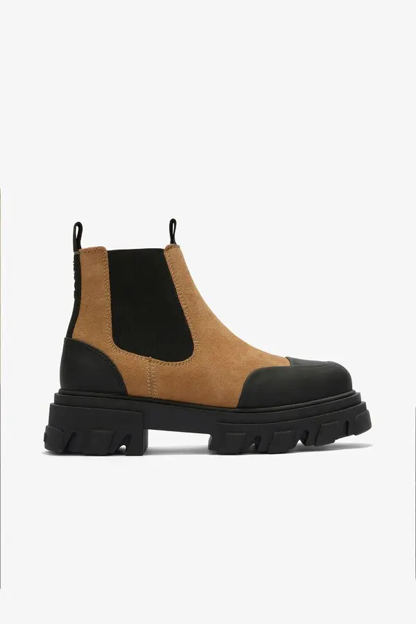 GANNI Low Chelsea Boots - Brown