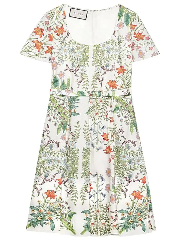Gucci Flora Print Minidress