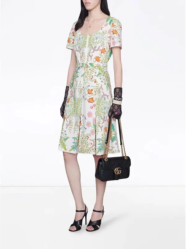 Gucci Flora Print Minidress