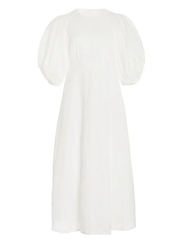 Zimmermann Linen Midi Day Dress