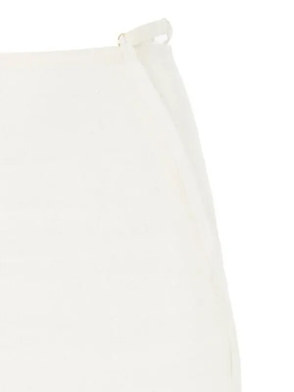 Jacquemus Novio Tie-detailed Linen Maxi Skirt