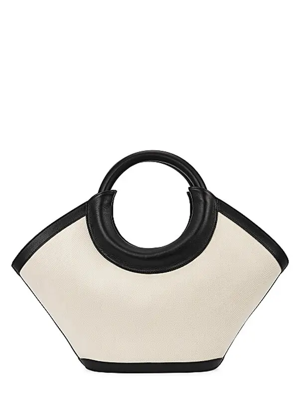 Hereu Cabasso Ivory Canvas Tote