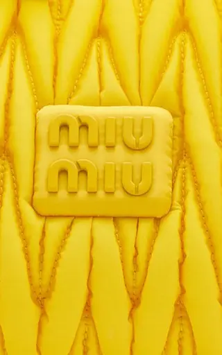 Miu Miu Matelassé Re-nylon Shoulder Bag
