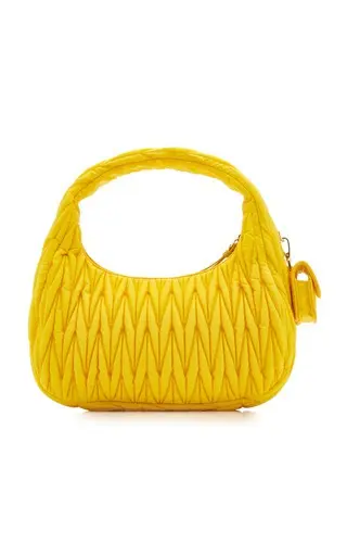 Miu Miu Matelassé Re-nylon Shoulder Bag