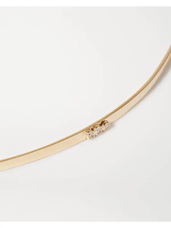 Grace Lee 14-karat Gold Diamond Headband