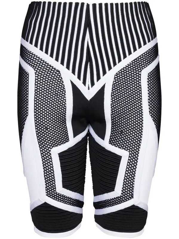 Balmain Knit Cycling Shorts - Black