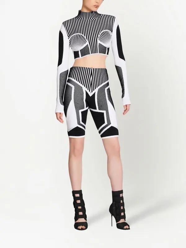 Balmain Knit Cycling Shorts
