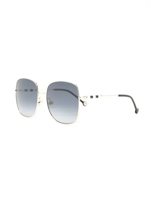Carolina Herrera Square Frame Tinted Sunglasses
