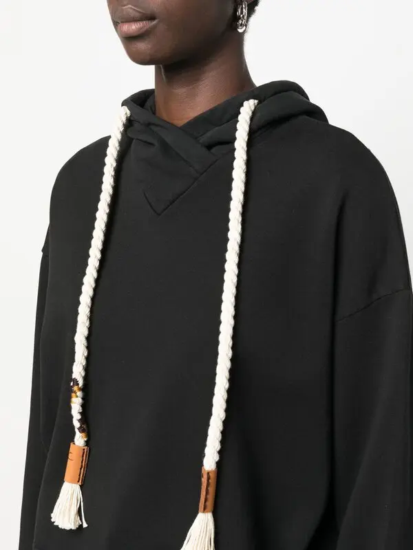 FORTE_FORTE Rope-drawstring Hoodie