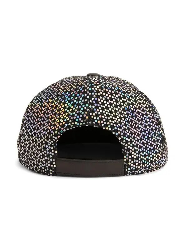GIUSEPPE ZANOTTI Sequin-embellished Baseball Cap