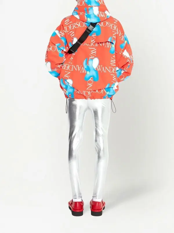 JW Anderson Logo-print Hooded Jacket - Red