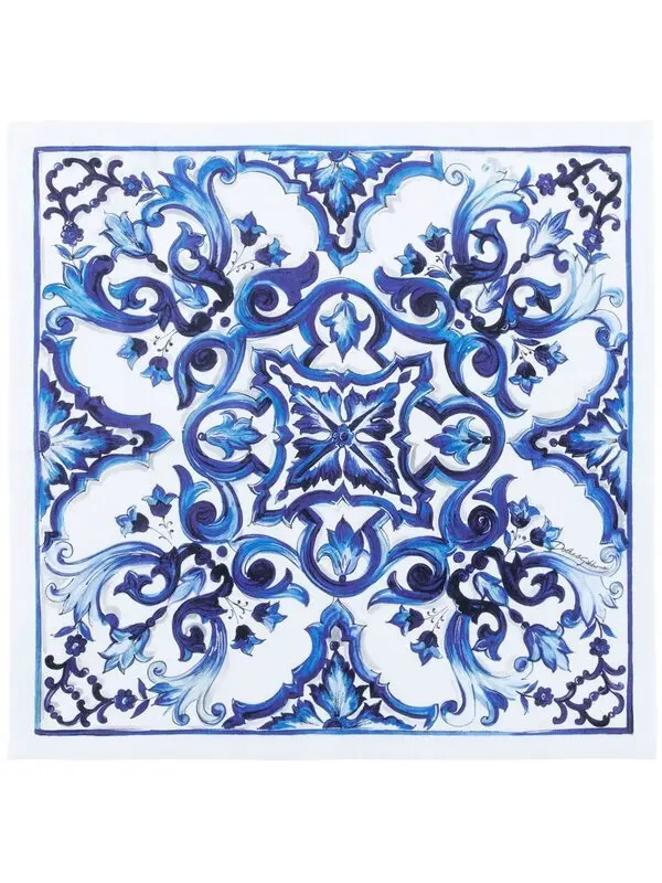 DOLCE & GABBANA CASA Linen Napkins - Blue